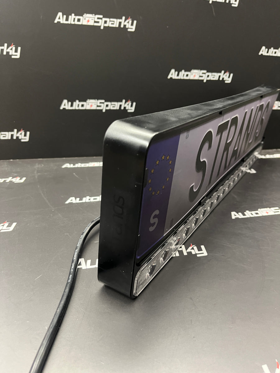 Strands Nuuk E-Line Number Plate Holder with built in LED Light Bar 78 ...