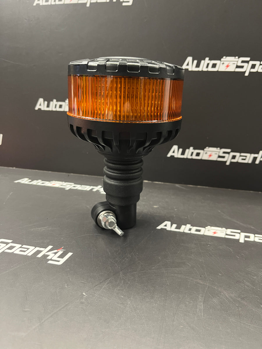 Black Top Pole Mounted Shallow Beacon - 10 Flash Modes - UTV Products ...