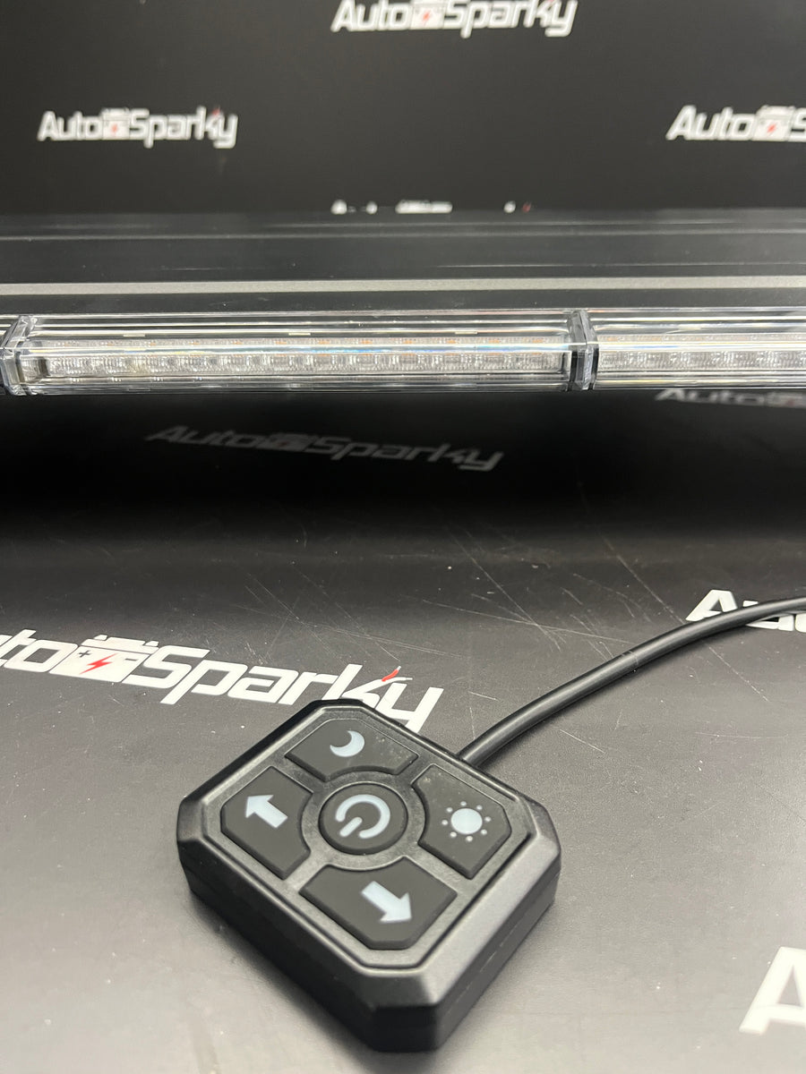 5ft Slim Heavy Duty Warning Lightbar with Control Box R65 R10 (1528mm ...