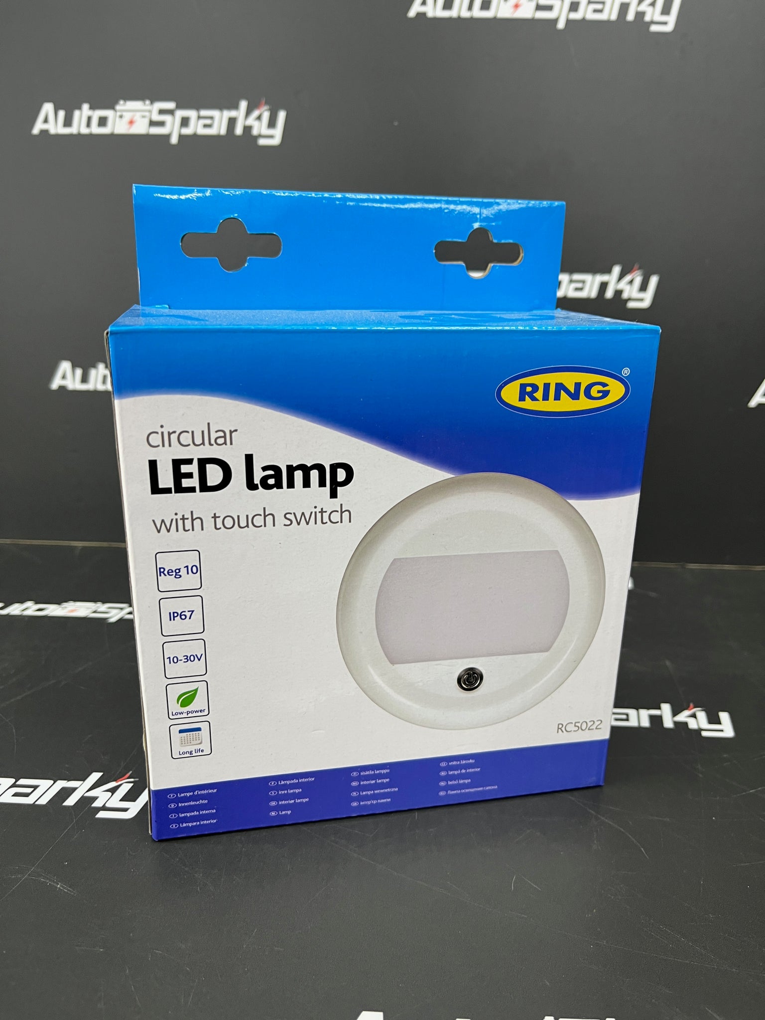 Round LED Interior Light with Switch - RING – Auto Sparky