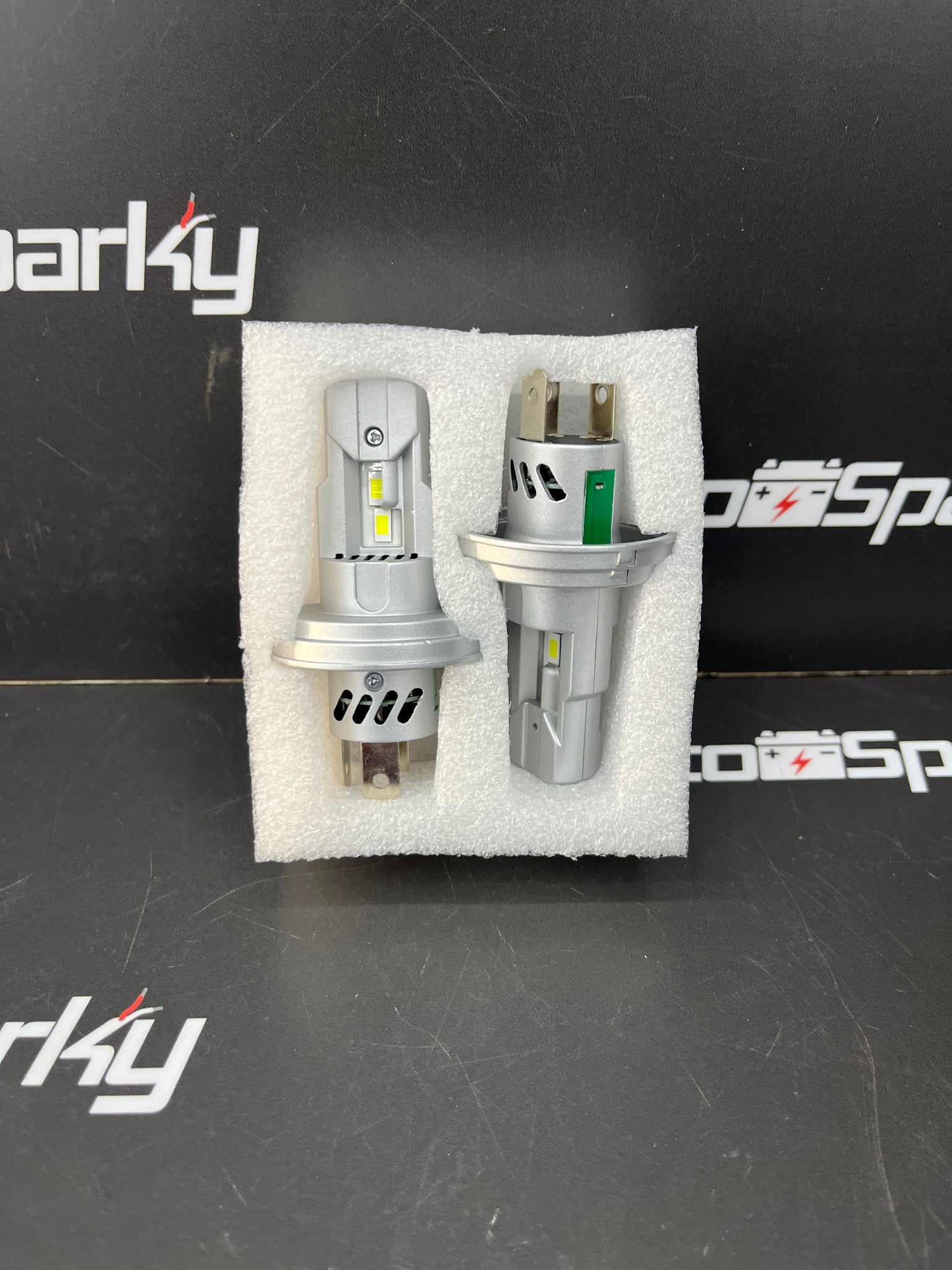 H4 P45T Compact LED Headlight Bulbs (Pair) Vintage Vehicles / Older Tr ...