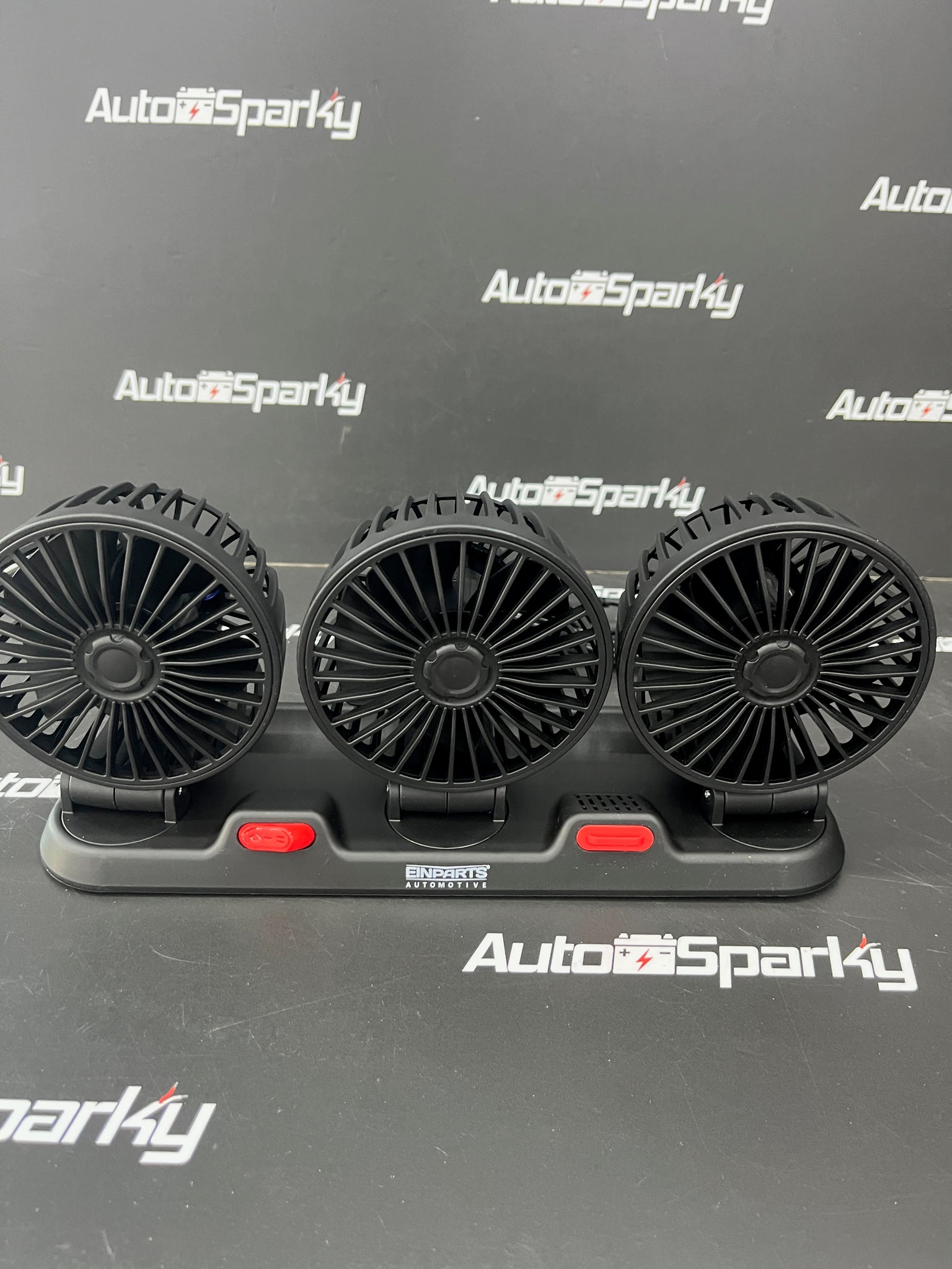 Triple Cab Fan - 360° Rotate - 12v – Auto Sparky