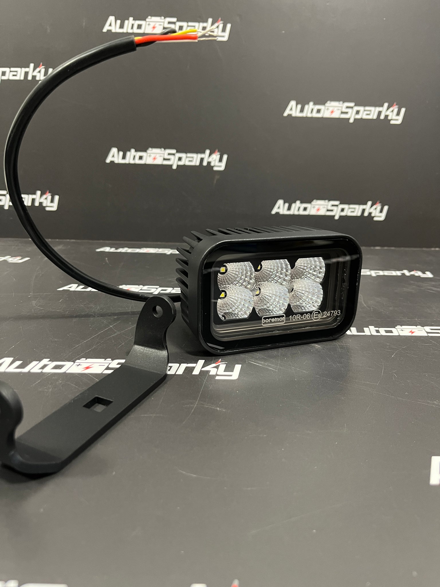 LED Oblong Reverse Light / Work Light with Red or Amber Tunnel Effect ...