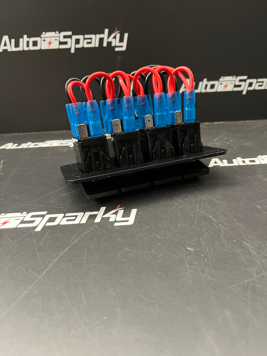 Dash Panel with x4 On/Off Switches - Pre Wired – Auto Sparky