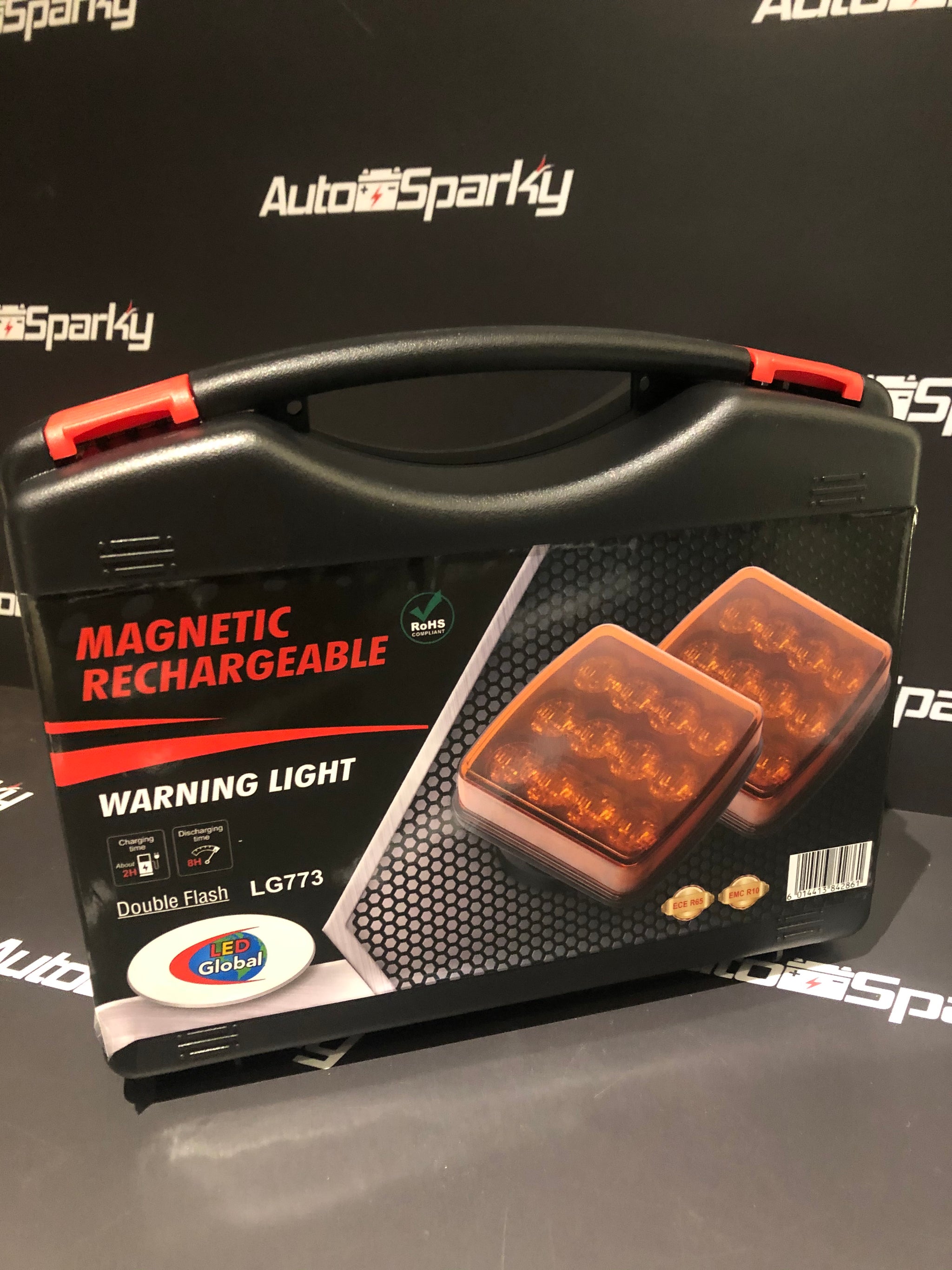 Wireless Warning Lights LED WIRELESS RECHARGEABLE FLASHING AMBER