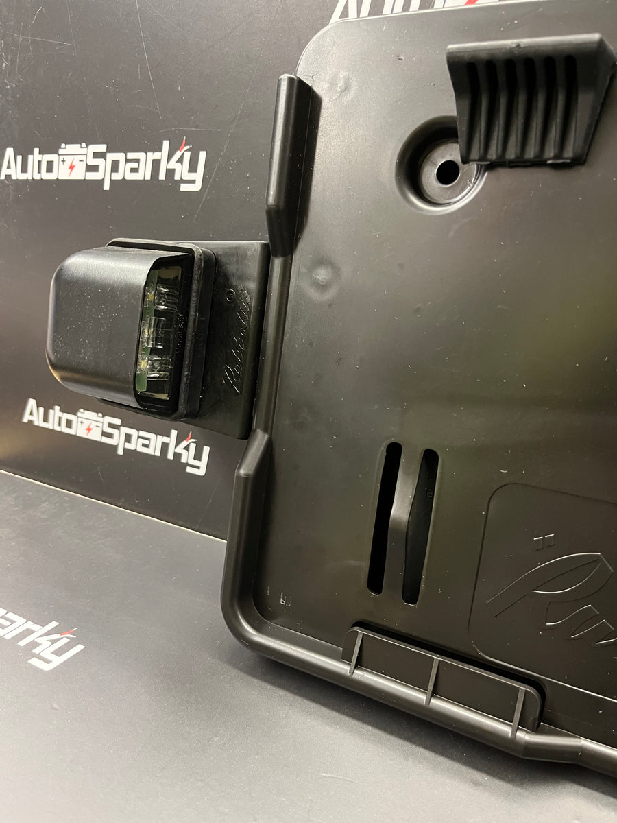 Heavy Duty Square Number Plate holder with LED Light – Auto Sparky