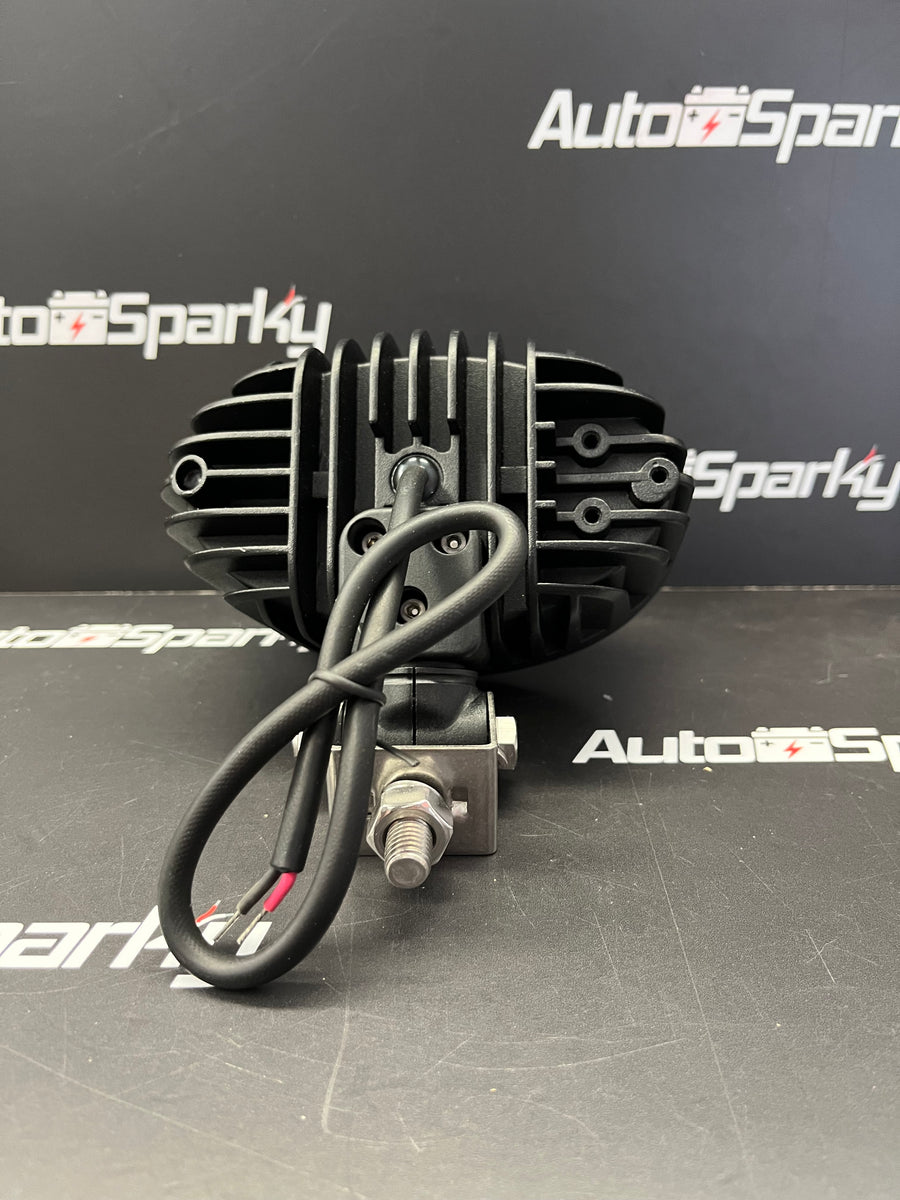 30Watt Oval Fully Adjustable LED Work Light (Side or Bottom Mount)- Lu ...